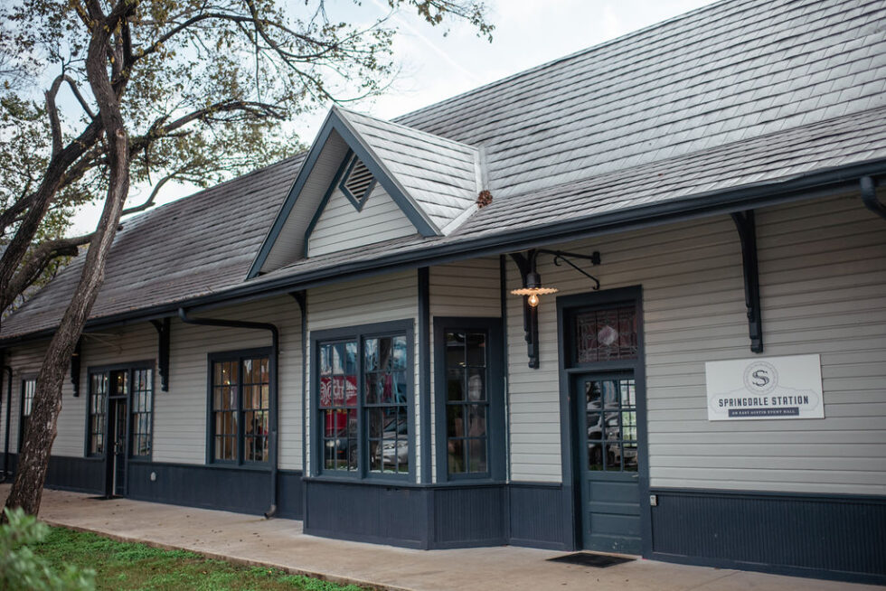 Modern + Organic Wedding Ceremony at Springdale Station | Party at the ...