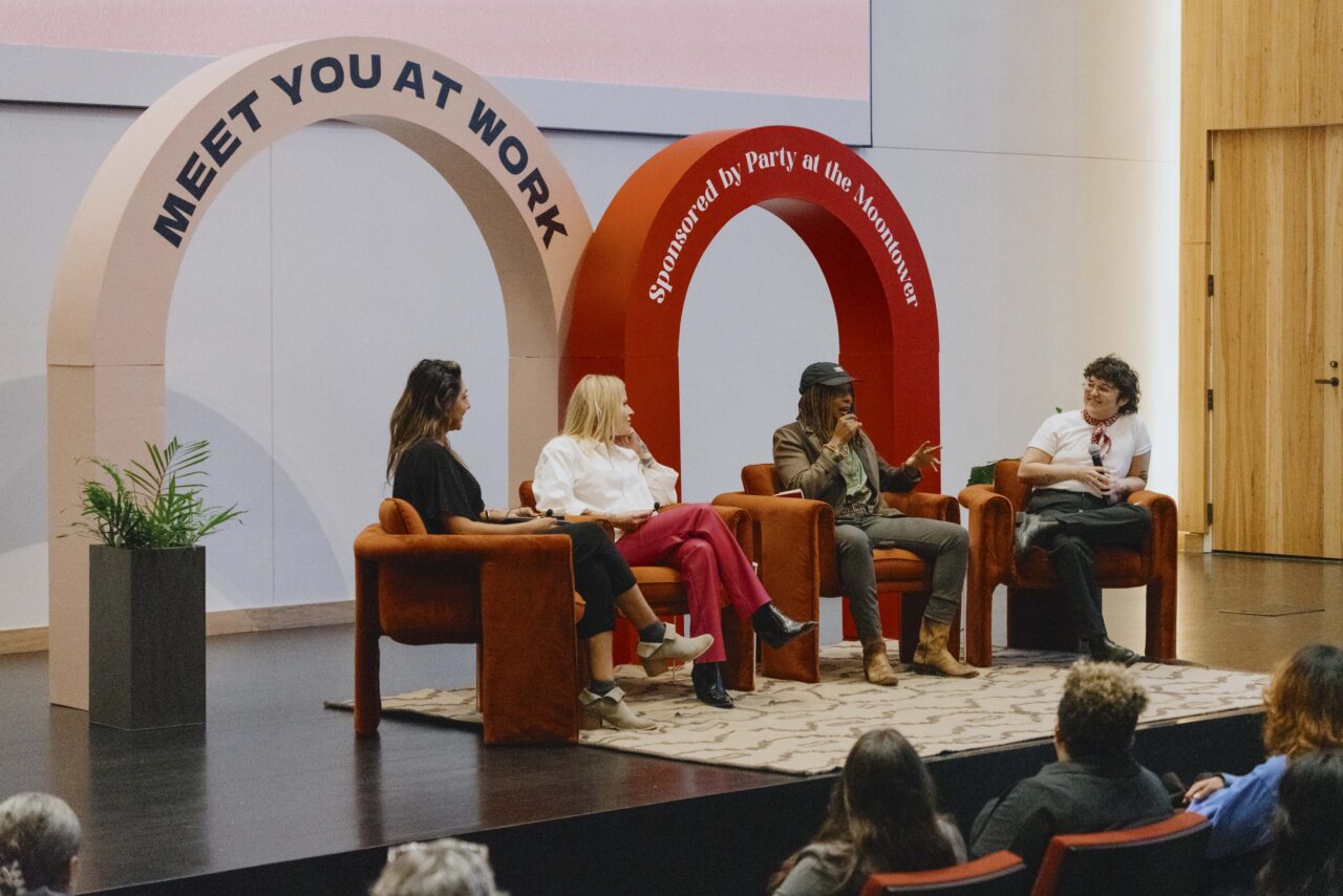 WORK Conference | Modern, Branded Stage Design | Party at the Moontower